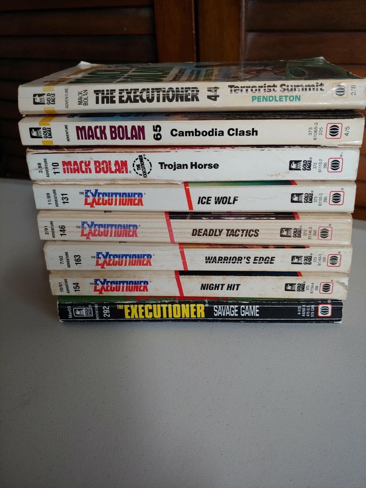 THE EXECUTIONER Books lot of 8 vintage Paperbacks - Don Pendleton, Mack ...