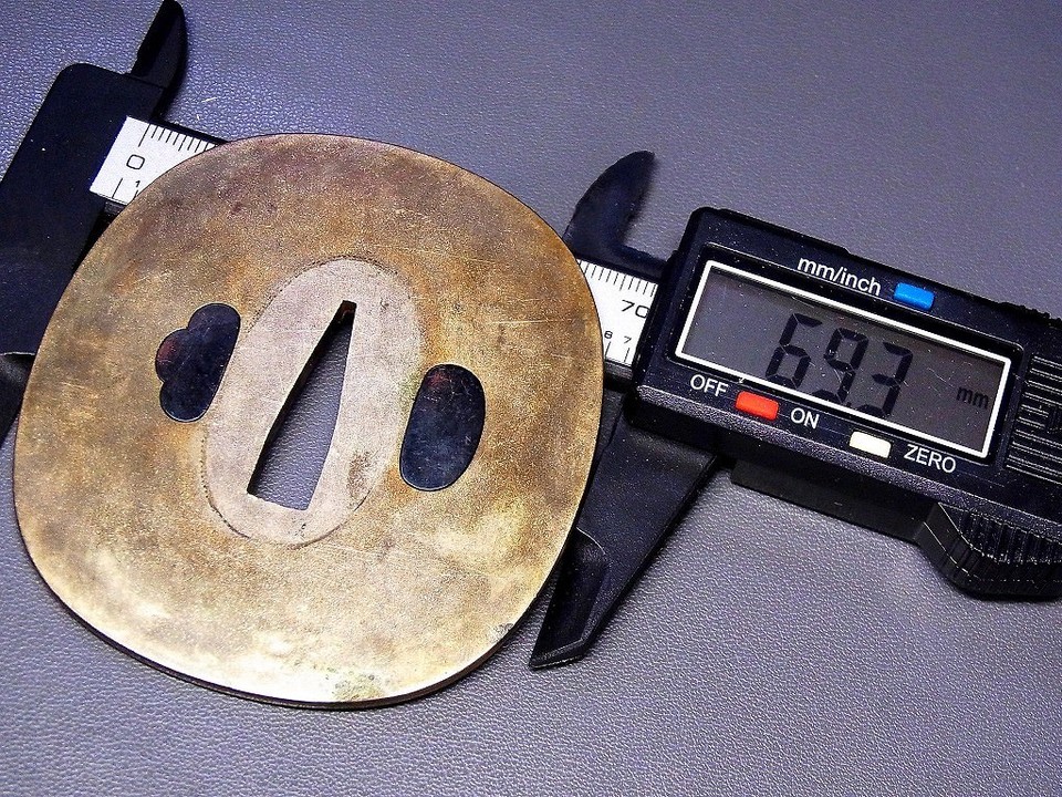 RARE Sterling SHIBUICHI TSUBA 18-19thC Japanese Edo Antique for ...