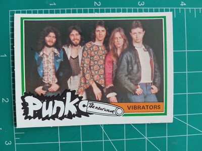 1977 Monty gum PUNK the new wave ROOKIE CARD rock JUDAS PRIEST GROUP ...