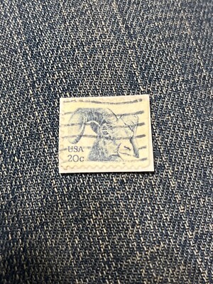 US Stamp Ram 20c Used White/Blue | eBay