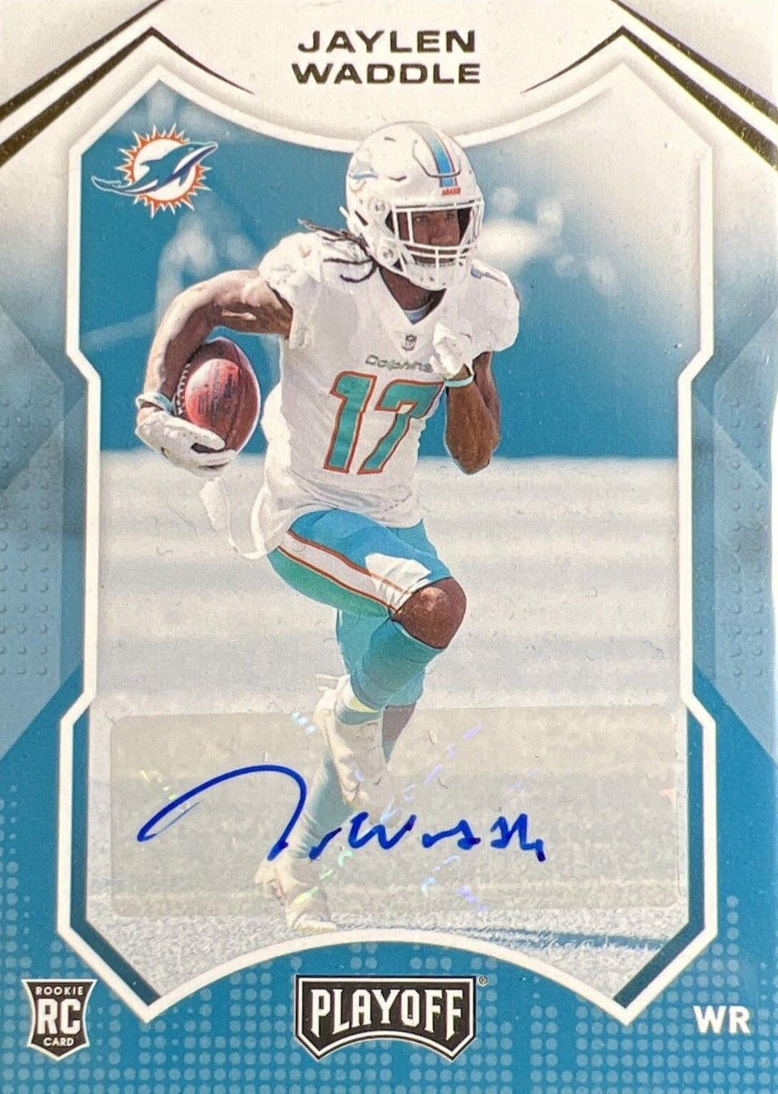 2021 Panini Playoff - Rookies Autographs #206 Jaylen Waddle (AU, RC ...