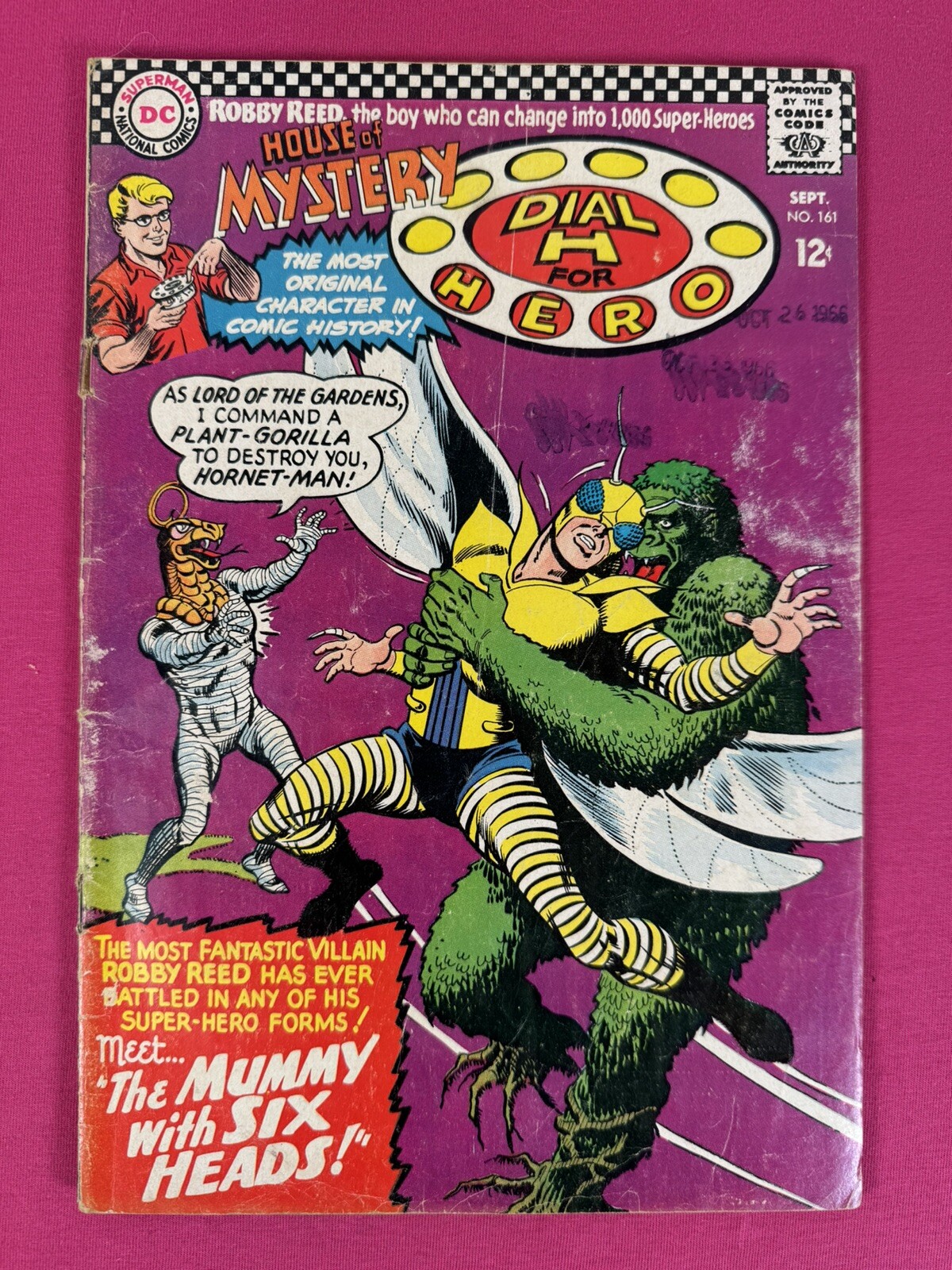 1966 HOUSE OF MYSTERY #161 - "DIAL 'H' for HERO!" ROBBY REED! SILVER ...