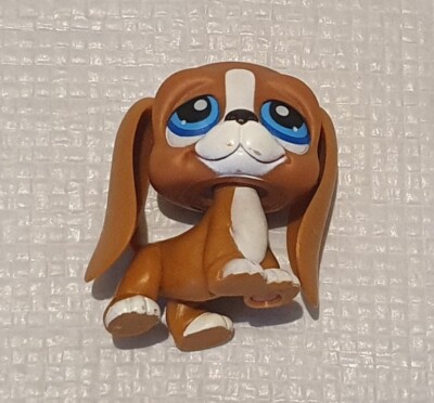Basset Hound Dog LPS #222 Pink Magnet 2006 Littlest Pet Shop | eBay