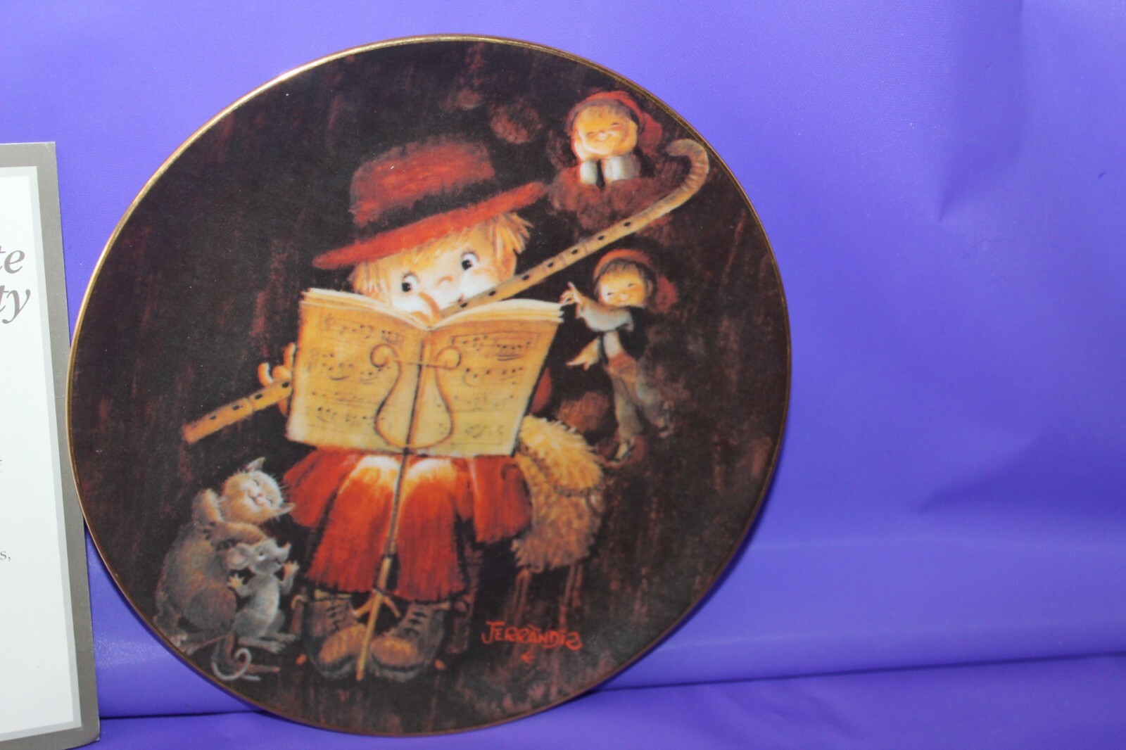 The Flutist Limited Edition Paul A Schmid III Plate With COA Juan ...