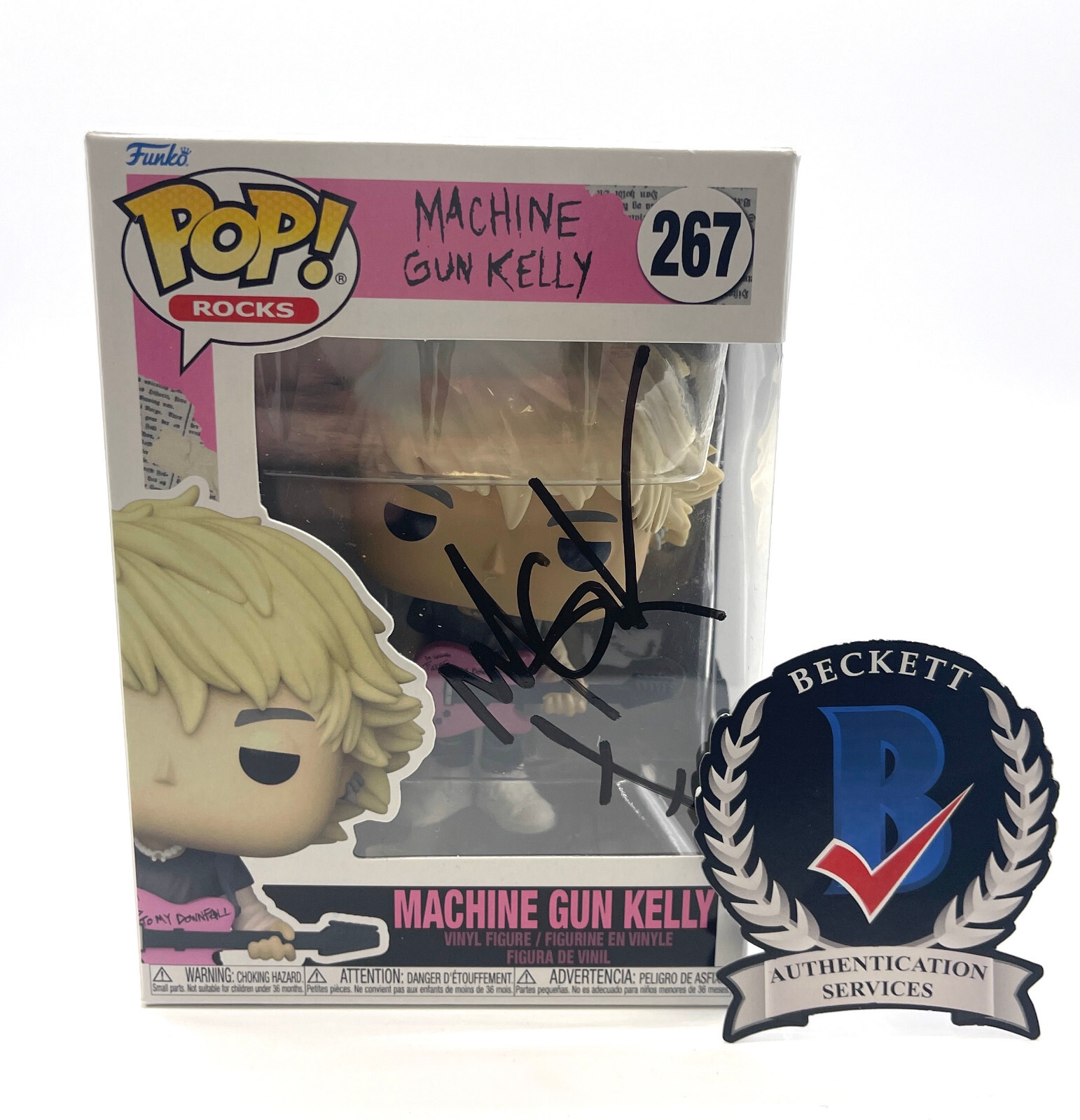 Machine Gun Kelly Autographed Signed Autograph Funko Pop 267 Beckett ...
