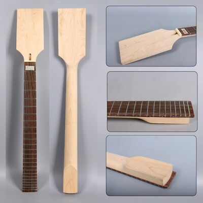 baritone Guitar Neck 24fret Maple Rosewood Fretboard Paddle Neck 27inch ...