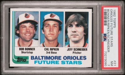 1982 Topps CAL RIPKEN Jr Rookie Card #21 RC PSA7 - Baltimore Orioles | eBay