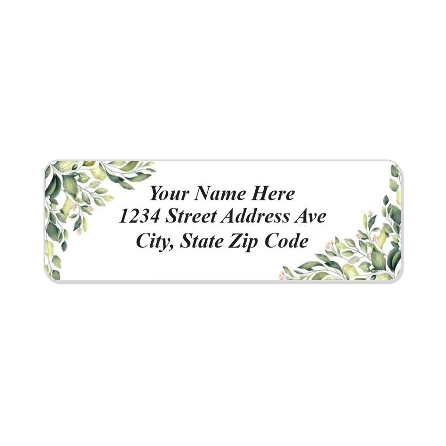 With Last Name Return Address Labels