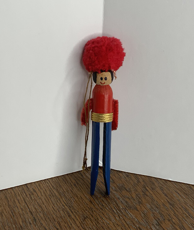 Clothespin Soldier Christmas Ornaments 1982 Clothespin Soldier #1