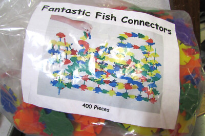 Fantastic Fish Connectors, 400 piece plastic connector toy set ...