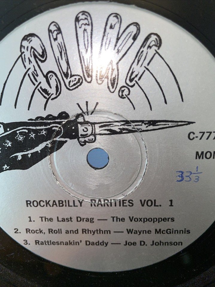 Rare Rockabilly 7" 33rpm EP Reissue 'Rockabilly Rarities' The ...