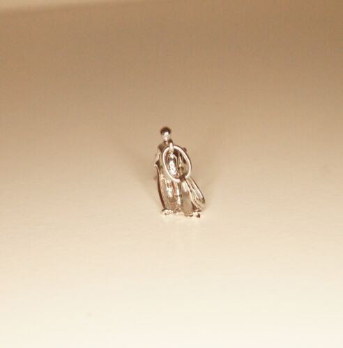 Sterling Silver Skier Skiing Charm Or Pendant 925 | eBay