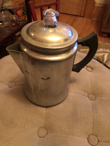VTG Walker Ware Aluminum Coffee Pot With Percolator Stem | eBay