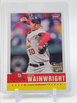 ADAM WAINWRIGHT 2006 FLEER TRADITION ROOKIE BASEBALL CARDINALS RC Q2011 ...