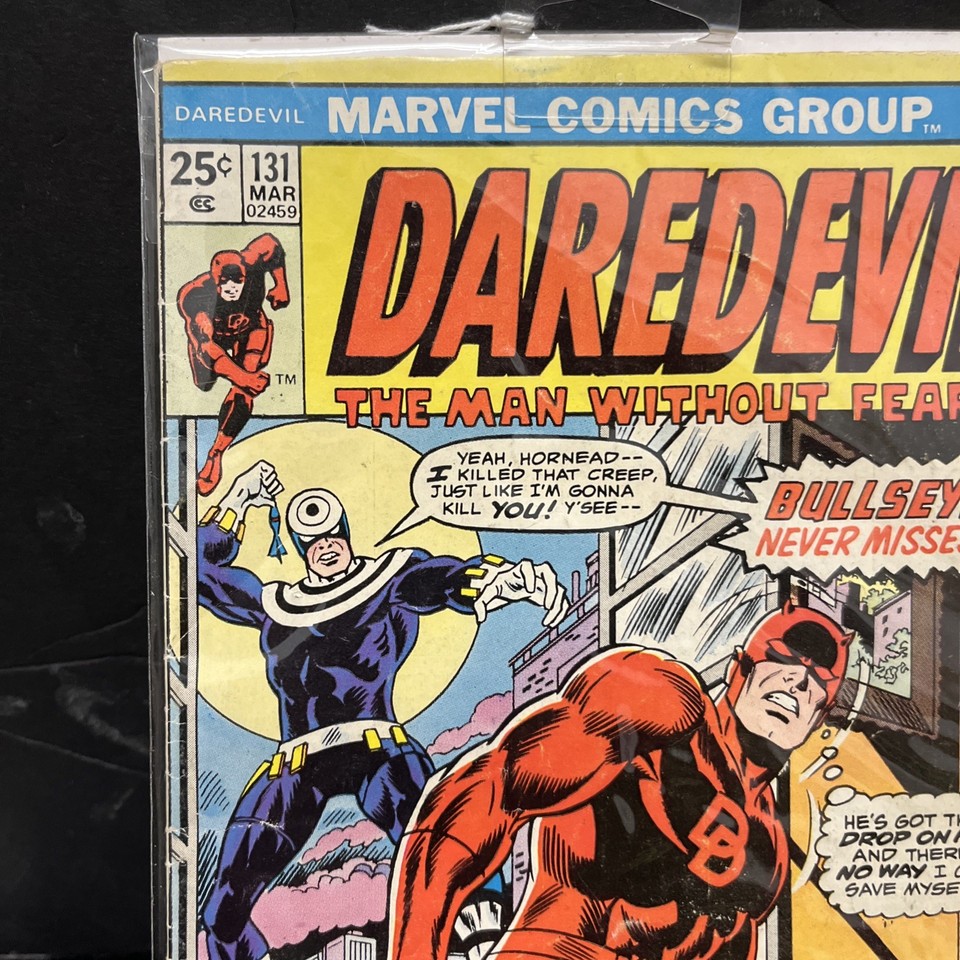 Marvel Comics Daredevil #131 (1976) 1st Appearance Of Bullseye | eBay