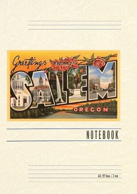 Vintage Lined Notebook Greetings from Salem by Found Image Press ...