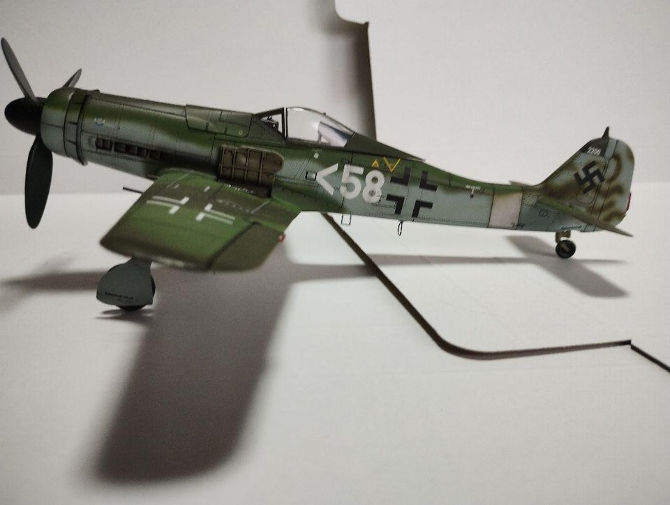 Fw 190D-11 Focke-Wulf Jet All Painted Built 1:48 Vehicles eduard Model ...