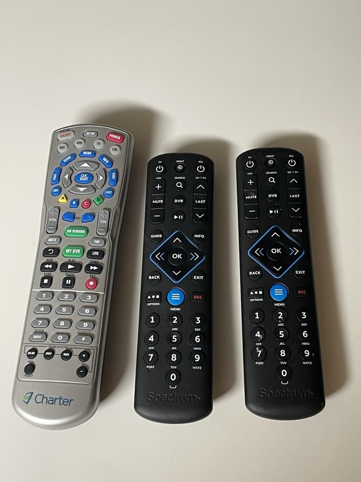 Charter Spectrum TV Cable Box Remotes Lot of 3 Works Great | eBay