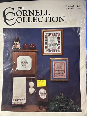 1987 The Cornell Collection Cross Stitch Leaflet L-8 Treasured Memories ...
