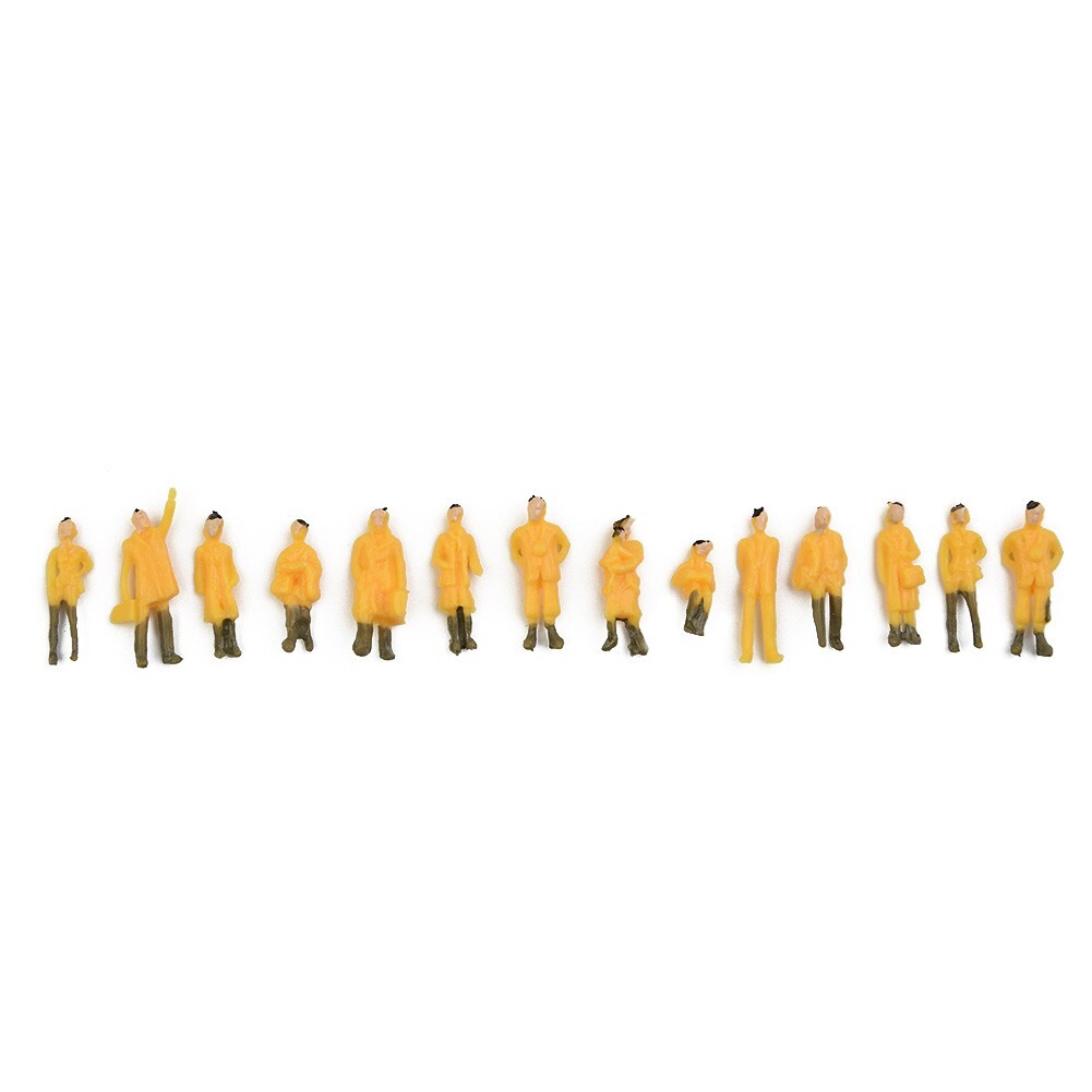 Model Trains Painted Figures-100pcs/200pcs 1:87 Scale People Passengers ...