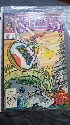 the Avengers # 292 " it Came From the Depths " June 1988 vintage comic ...