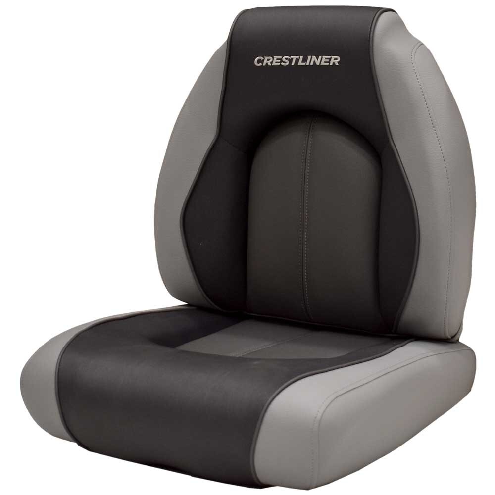 Crestliner Boat Seat Cushions 2156291 | Gray Black (2-Piece Set) | eBay