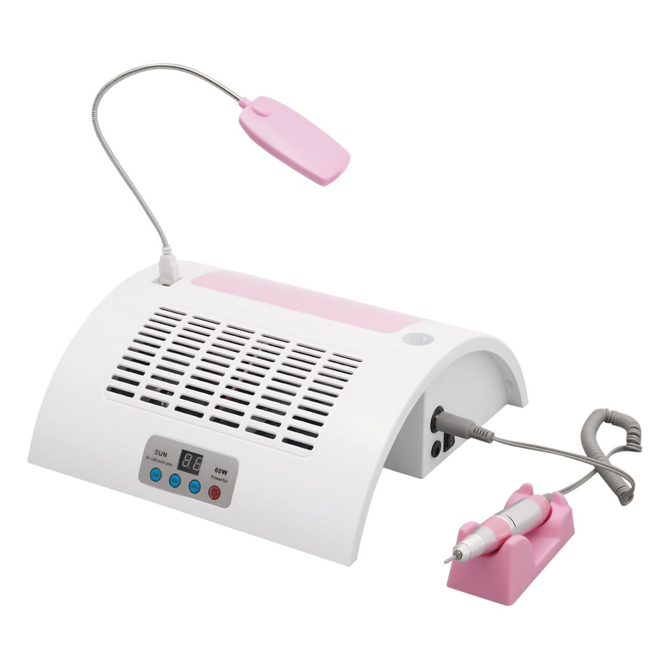 5 In 1 Timing Nail Lamp Nail Dust Collector Dry Nail Gel Nail Drill ...