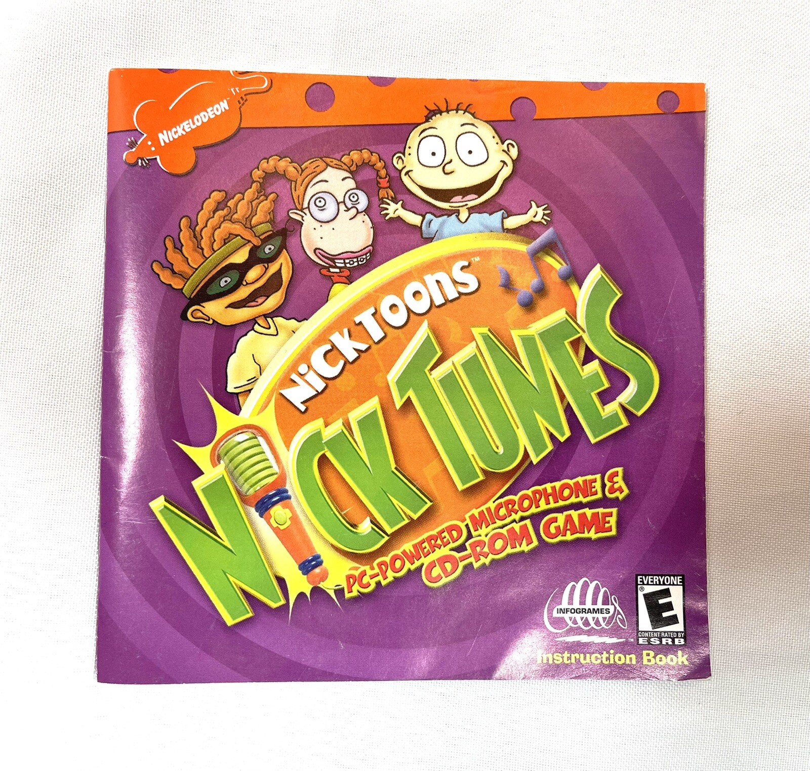 Nicktoons: NickTunes Microphone & CD-ROM Game PC 2001 SpongeBob Rugrats ...