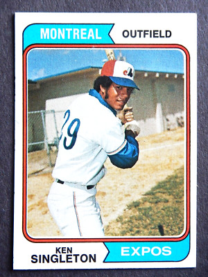 Ken Singleton #25 Topps 1974 Baseball Card (Montreal Expos)* | eBay