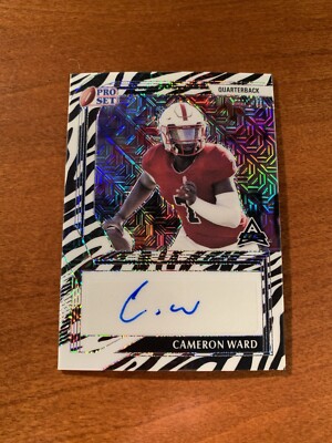 Cam Ward 2022 Leaf Pro Set Autograph Zebra Mojo 1/5. | eBay