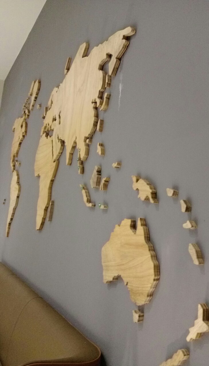 Global Maps Over sized wall map PERSPEX World Map | eBay