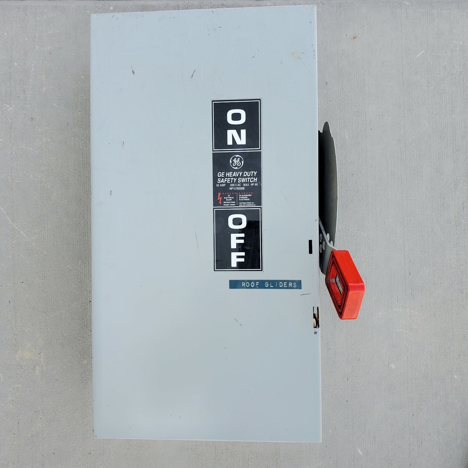 GENERAL ELECTRIC THN3362, Model 10 60 Amp HEAVY DUTY SAFETY SWITCH | eBay