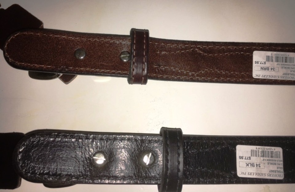 Gingerich Leather Men's Western Ranger Belt ~ MANY SIZES ~ MADE IN THE ...