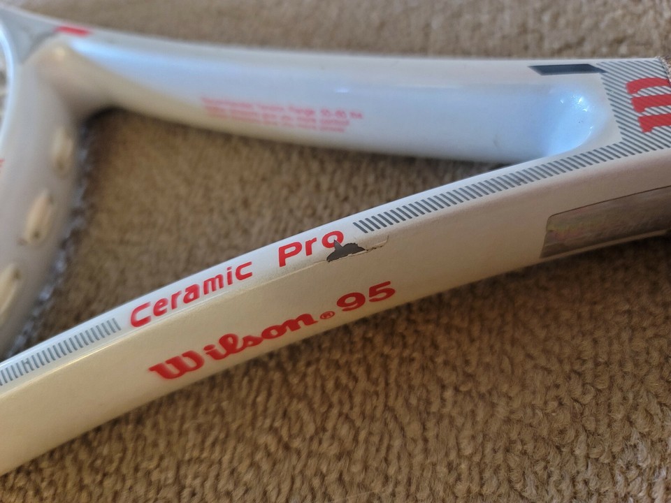 3pc Prince Thunderstick & Wilson Ceramic Series 110-Sized Tennis ...