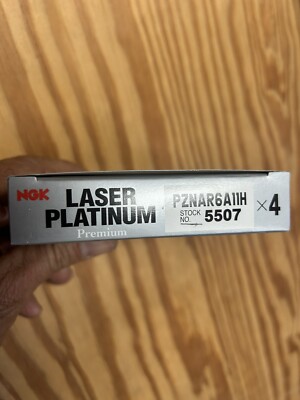 Set of 4 Spark Plugs - NGK Laser Platinum Spark Plugs PZNAR6A11H 5507 ...