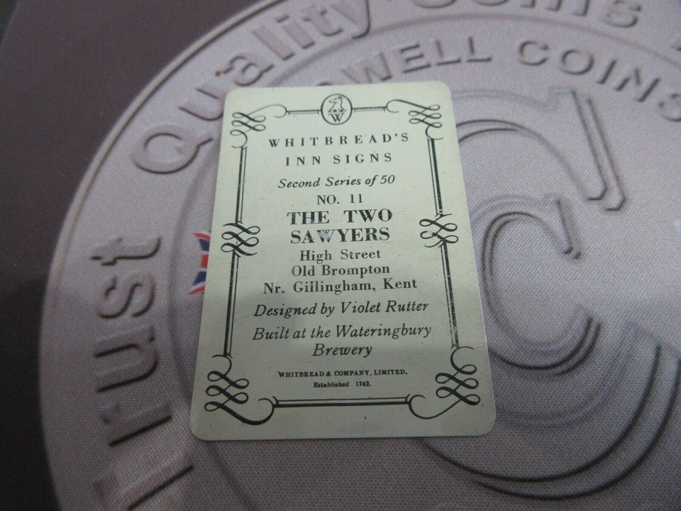 WHITBREAD INN SIGNS METAL MULTI LISTING SECOND SERIES FROM THE FIFTYS ...