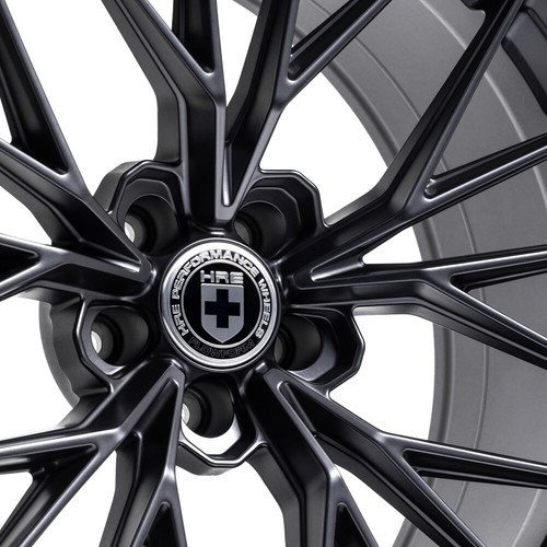 19" HRE FF28 Black Forged Concave Wheels Rims Fits Volkswagen MK7 Golf ...