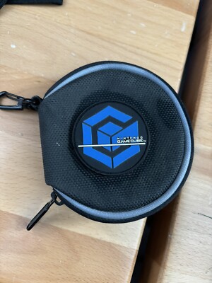 Nintendo GameCube Carrying Case 12 Game Soft Travel Disc Rare Blue OEM ...
