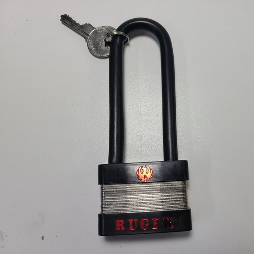Padlock Ruger Rubber Coated #5035 3.5" x 50mm NEW 10/22 Mini-14 30 ...