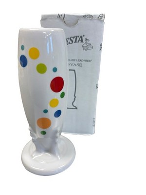 Fiesta HLCCA 2022 Exclusive Dancing Dots Bud Vase With Box Fiestaware ...