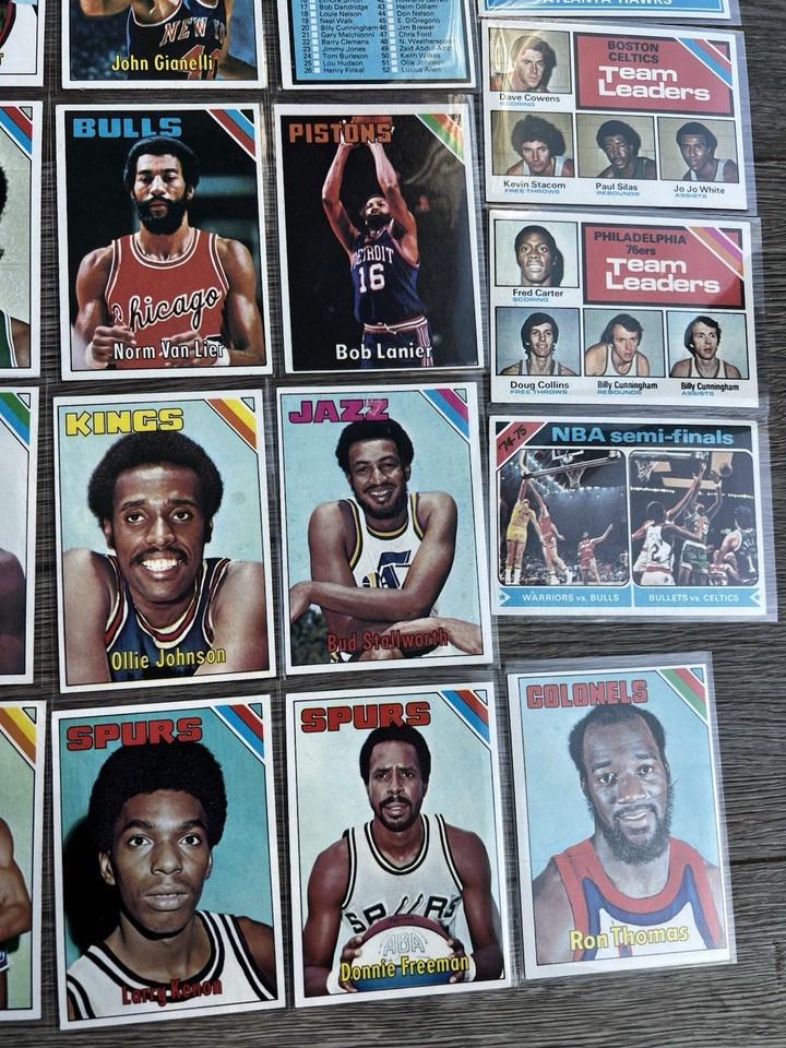 1975-76 TOPPS BASKETBALL 25 CARD LOT EX-NM | eBay