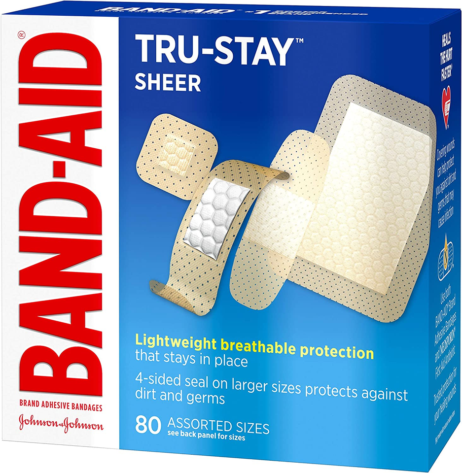 Brand Tru-Stay Sheer Strips Adhesive Bandages for First Aid and Wound ...