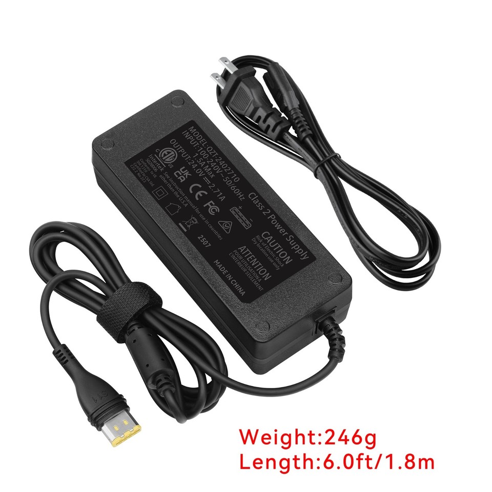 65W Charger for Resmed AirSense 11 Power Supply, 24V Adapter for ...