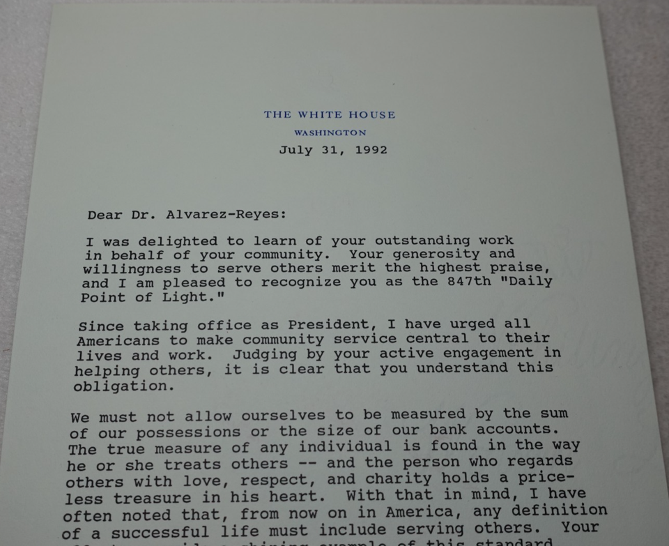 President George H.W. Bush SIGNED 1992 White House Original Letter | eBay