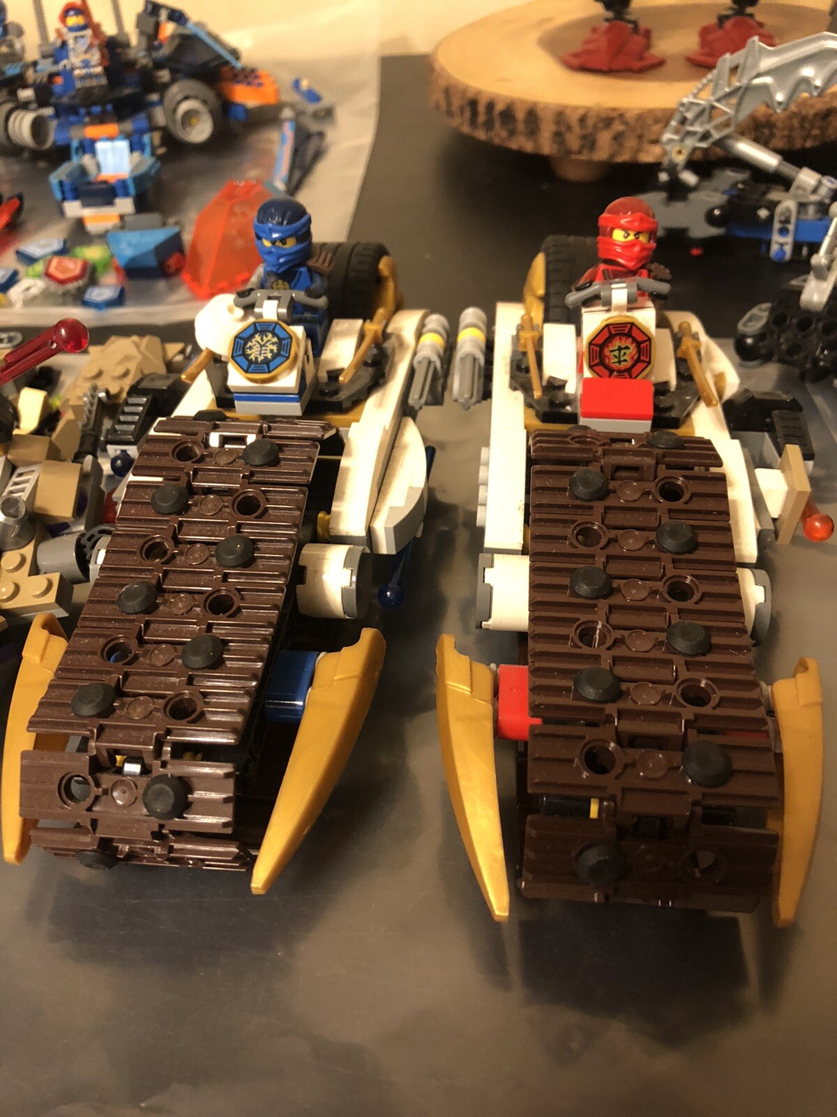 LG LOT OF LEGO MEN ,SHIPS,VEHICLES &MEN UNKNOWN COMPLETION bionicle ...