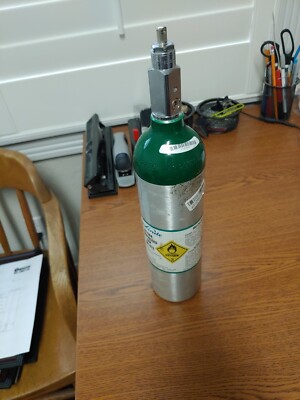 OXYGEN O2 TANK USED, B SIZE | eBay