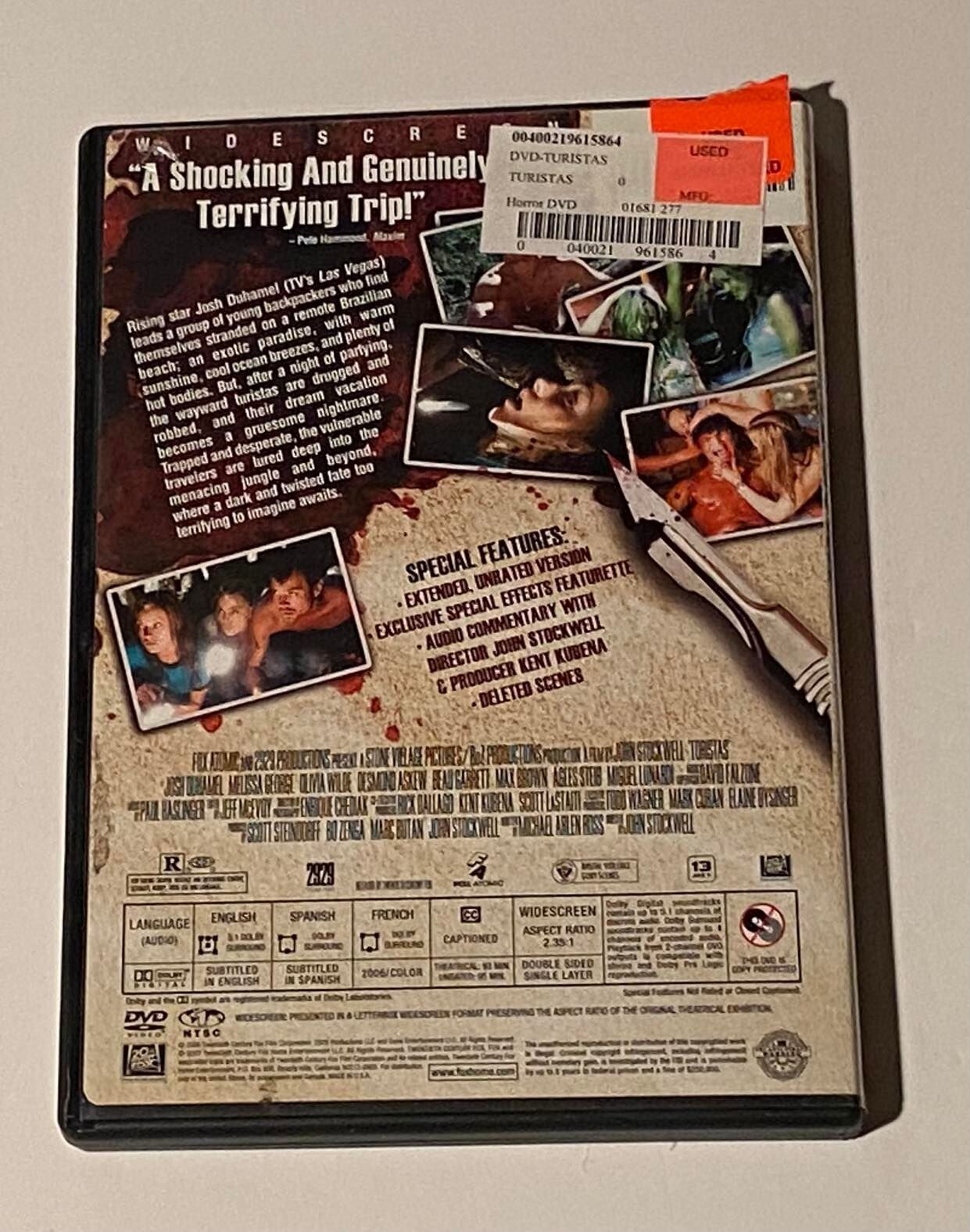 Turistas - Unrated (DVD, 2006, Widescreen) 24543428787 | eBay