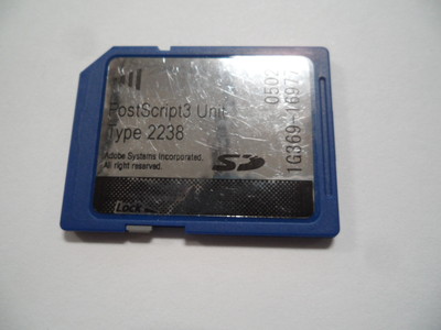 RICOH POSTSCRIPT 3 UNIT TYPE 2238 411602 2232C 2238C 2228C | eBay