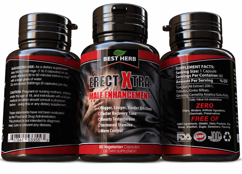 ERECT XTRA BIGGER ,Thicker, Rounder, Stronger, Fuller Enhancement Pills ...