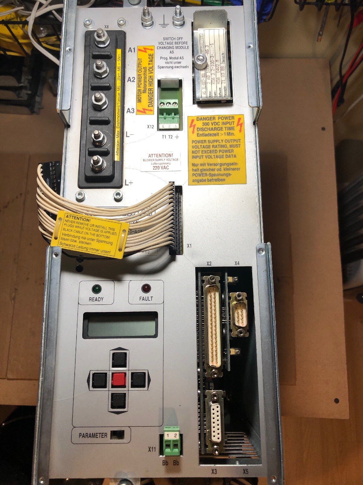 INDRAMAT KDA 3.2-100-3-A0S-W1 DRIVE KDA 3.2-100-3-A0S-W1 "overnight ...